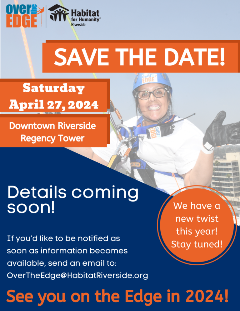Over The Edge - Habitat for Humanity Riverside